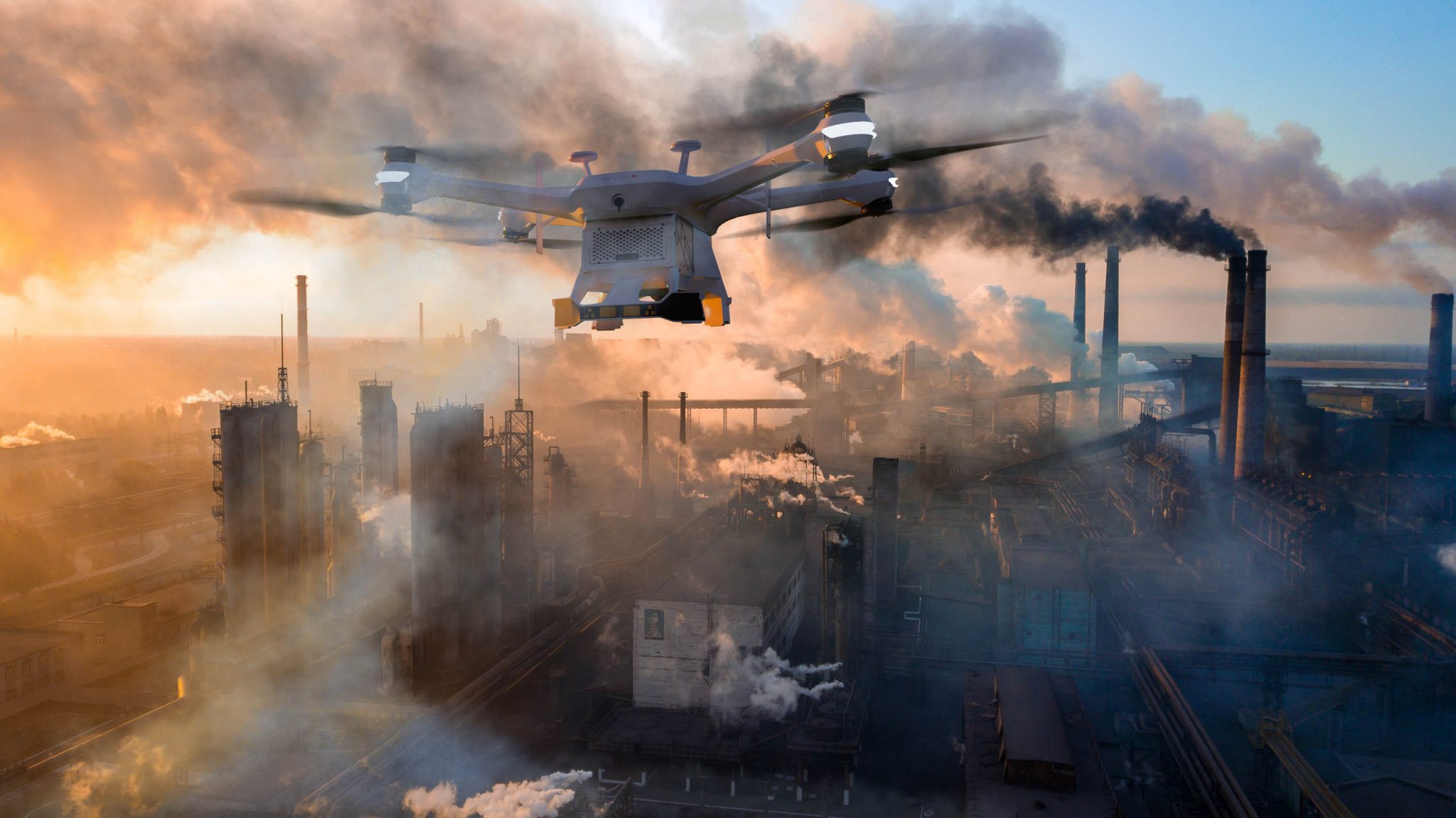 Gas monitoring - Azur Drones